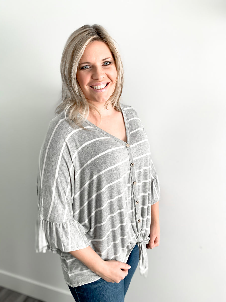 Belle Sleeve Splendor Top – Papaya Sue